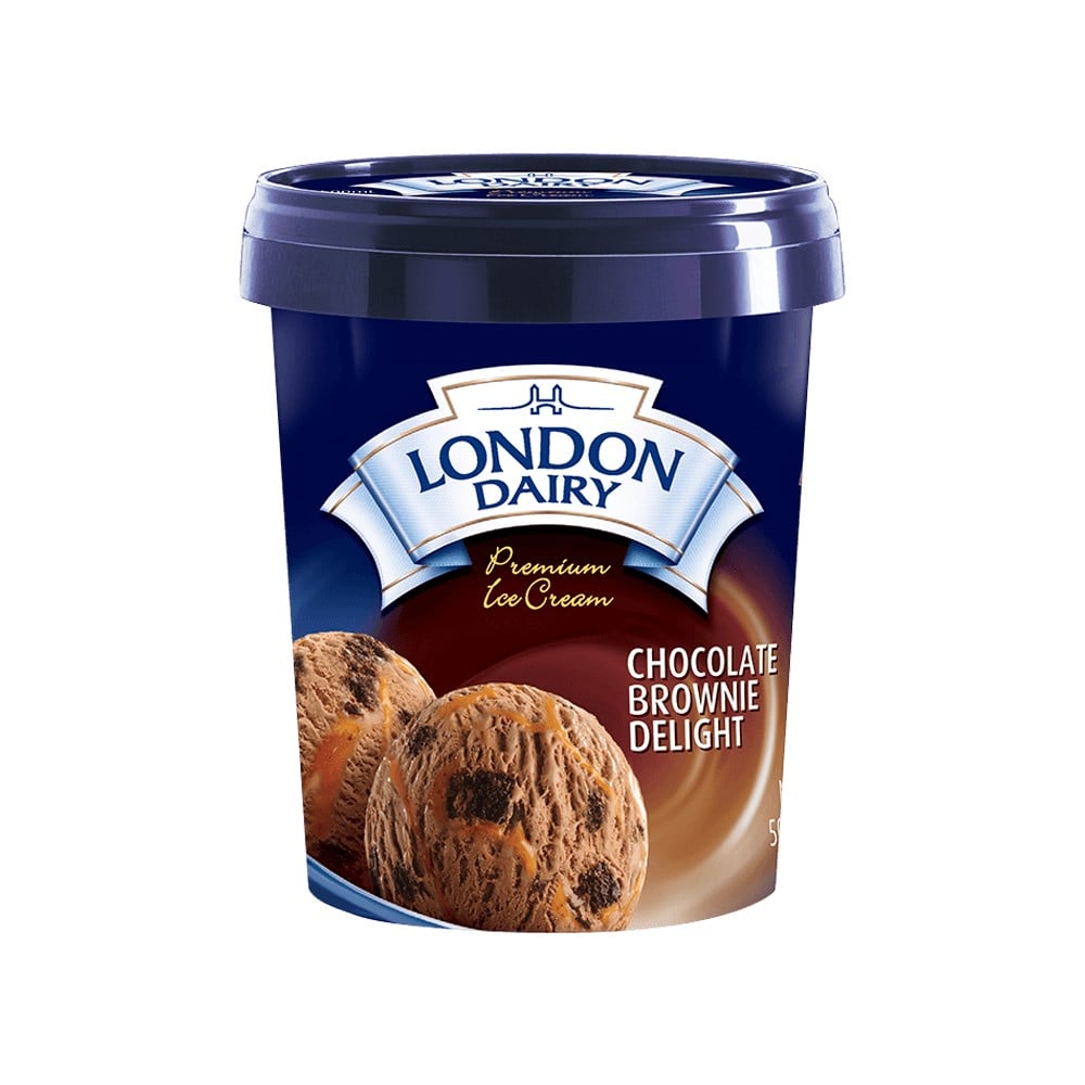 London Dairy Chocolate Brownie Delight Ice Cream Tub Price - Buy Online ...