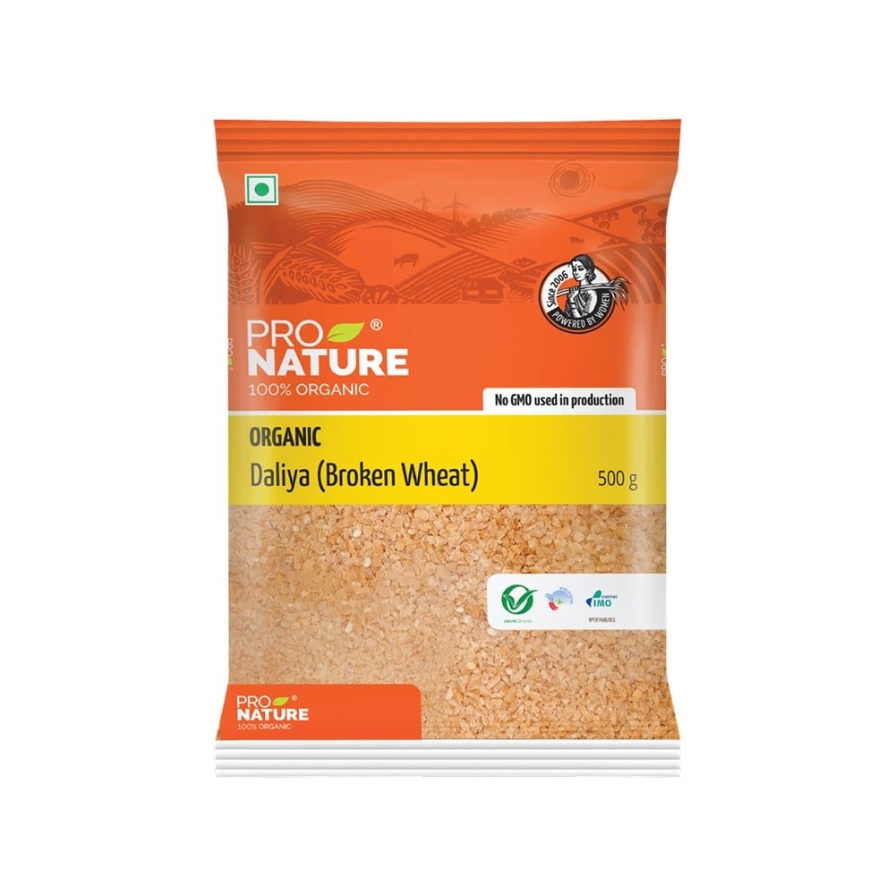 Pro Nature Organic Daliya (Broken Wheat) Price - Buy Online at ₹67 in India