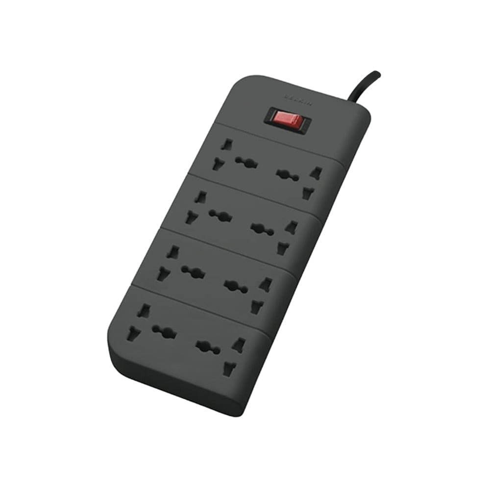 Belkin 8 Socket Universal Surge Protector Extension Board (2 Meter ...
