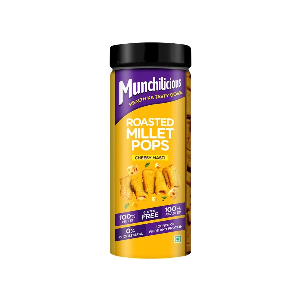 Munchilicious Roasted Millet Pops (Cheesy Masti) Price - Buy Online at ...