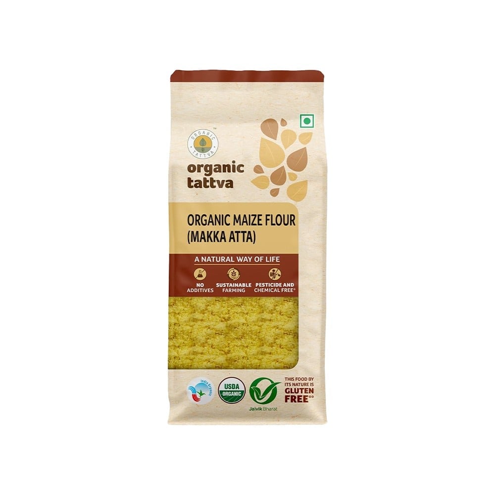 Organic Tattva - Organic Makki Atta (Maize Flour) Price - Buy Online at ...