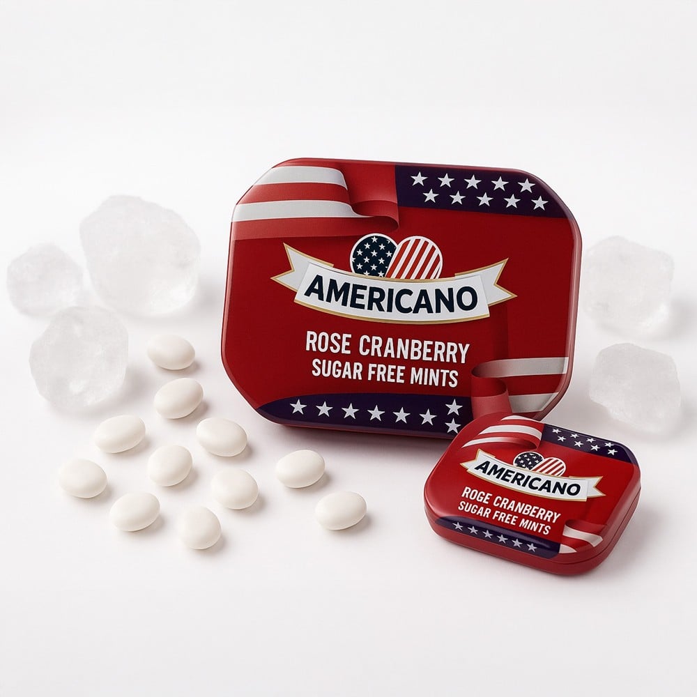 Americano Rose Cranberry Sugar Free Mint Candies Price - Buy Online at ...
