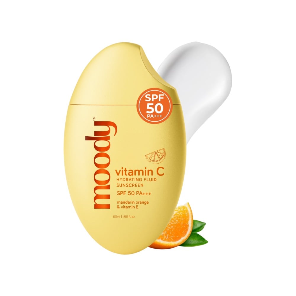 Moody Vitamin C Sunscreen (SPF 50 PA +++) with Mandarin Orange ...
