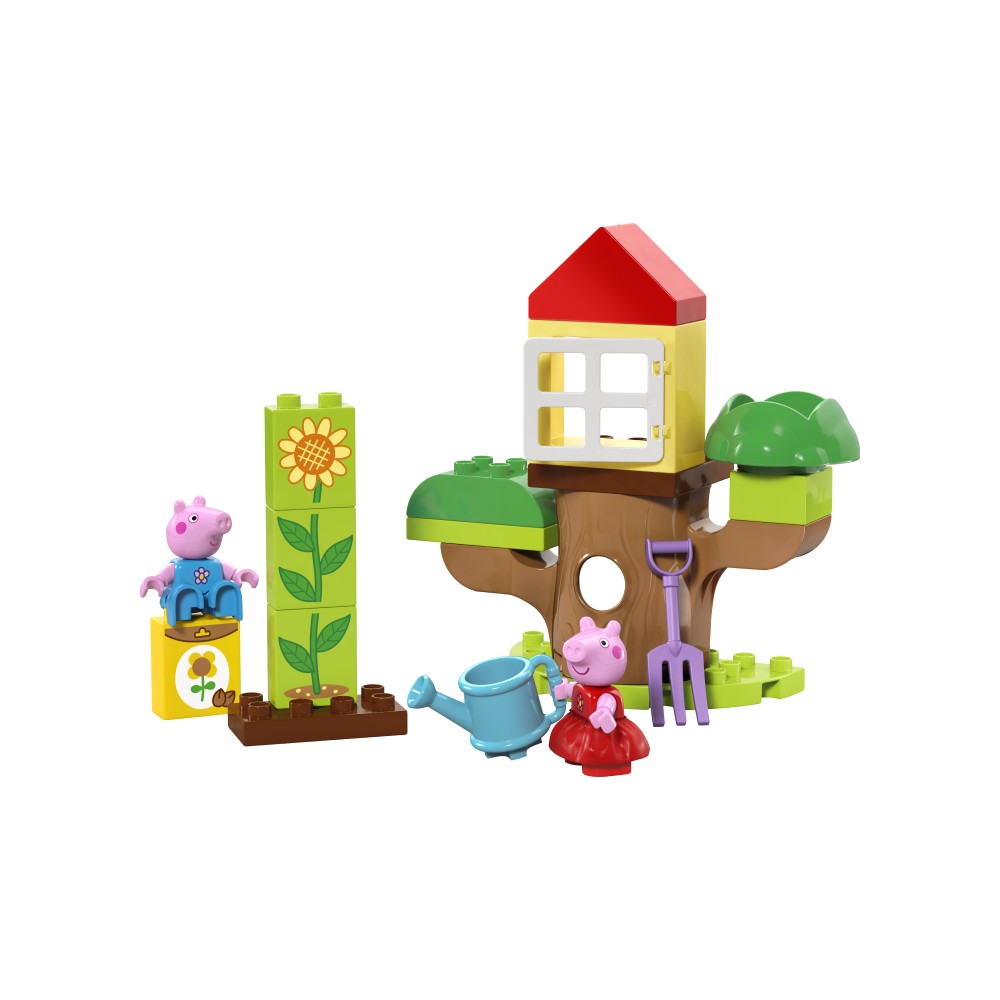 Lego Peppa Pig Garden and Tree House Building Set (Multicolor) Price ...