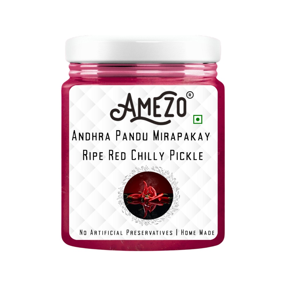 Amezo Andhra Ripe Red Chilli Pickle Price - Buy Online at Best Price in ...