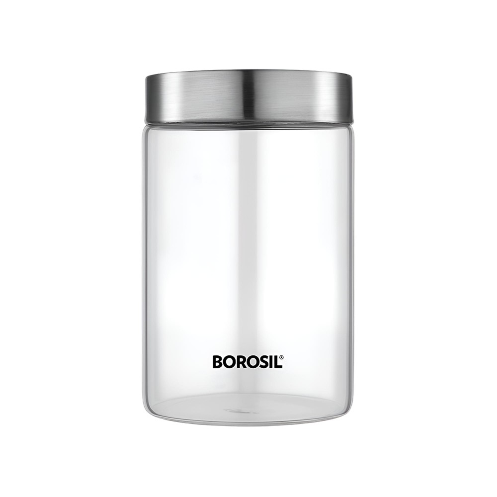 Borosil Glass Jar Set (Transparent, 900 ml) Price - Buy Online at Best ...