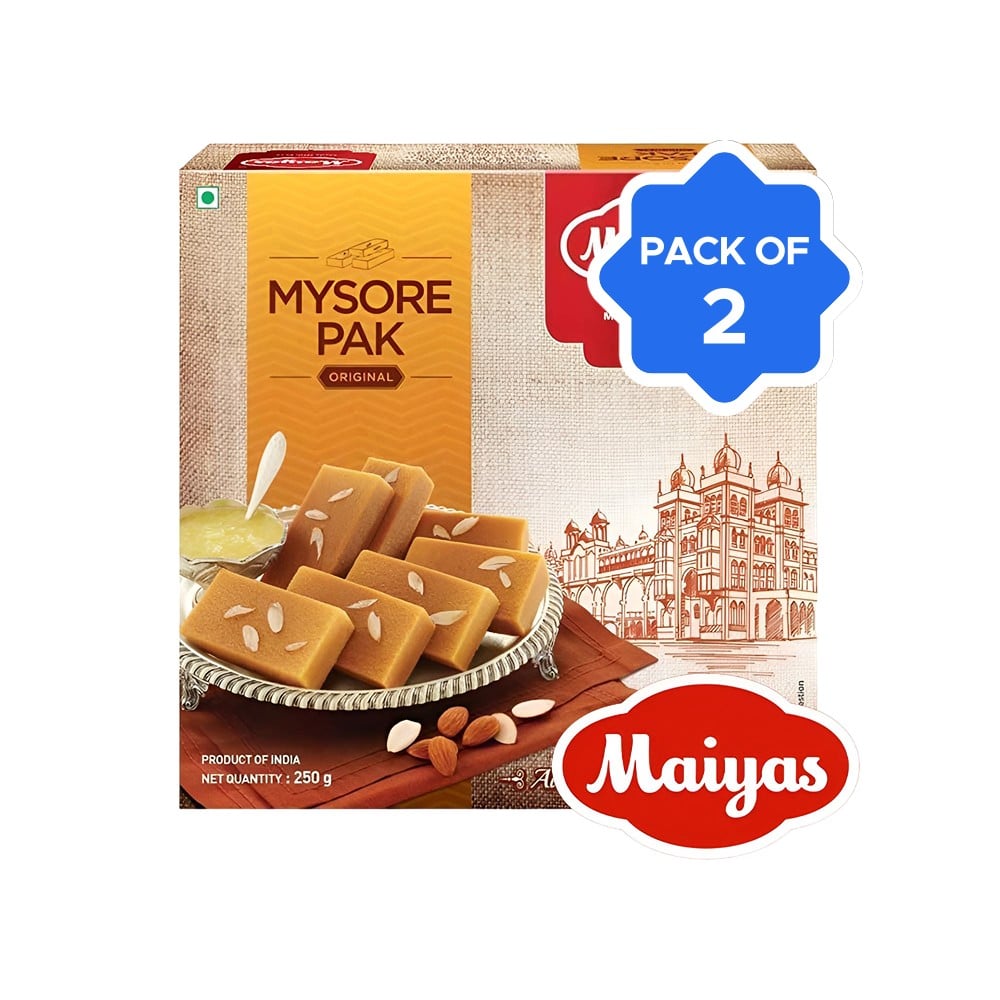 Mysore Pak by Maiyas - Pack of 2 Price - Buy Online at Best Price in India