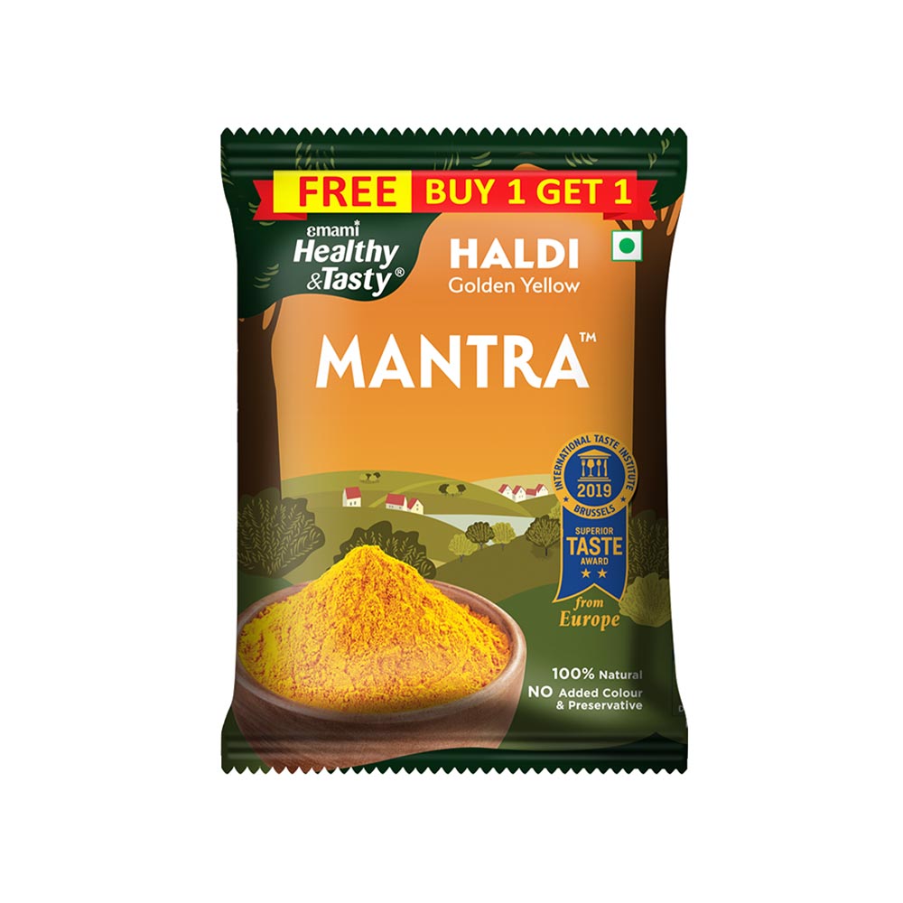 Emami Healthy & Tasty Mantra Turmeric Powder/Haldi Powder - Buy 1 Get 1 ...