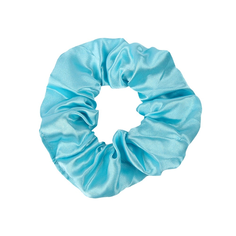 Aarunya Creations Satin Silk Scrunchie (Sky Blue, Sky Blue) Price - Buy ...
