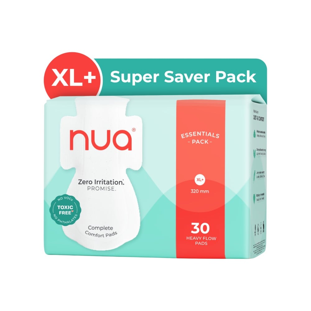 Nua Pads for Heavy Flow (Super Saver Pack) Price - Buy Online at ₹373 ...