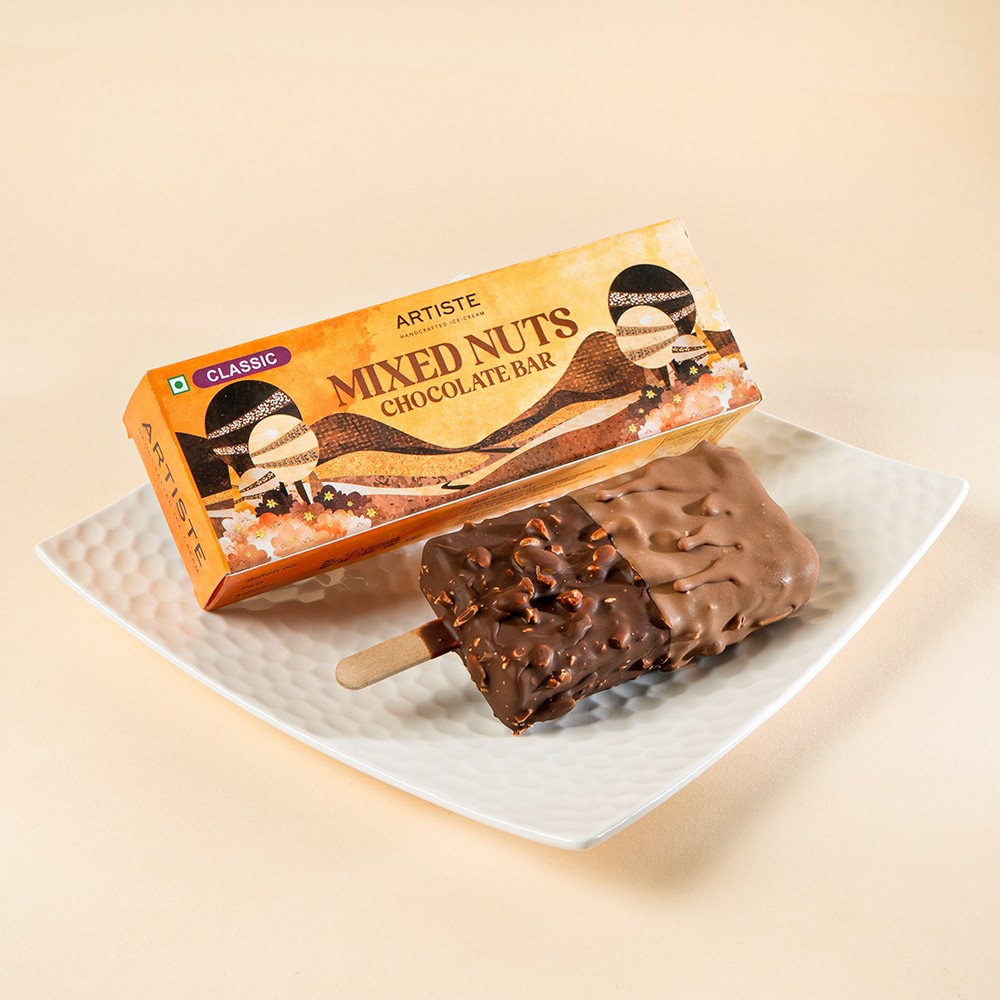 Artiste Mixed Nuts Chocolate Ice Cream Stick Price - Buy Online at Best ...