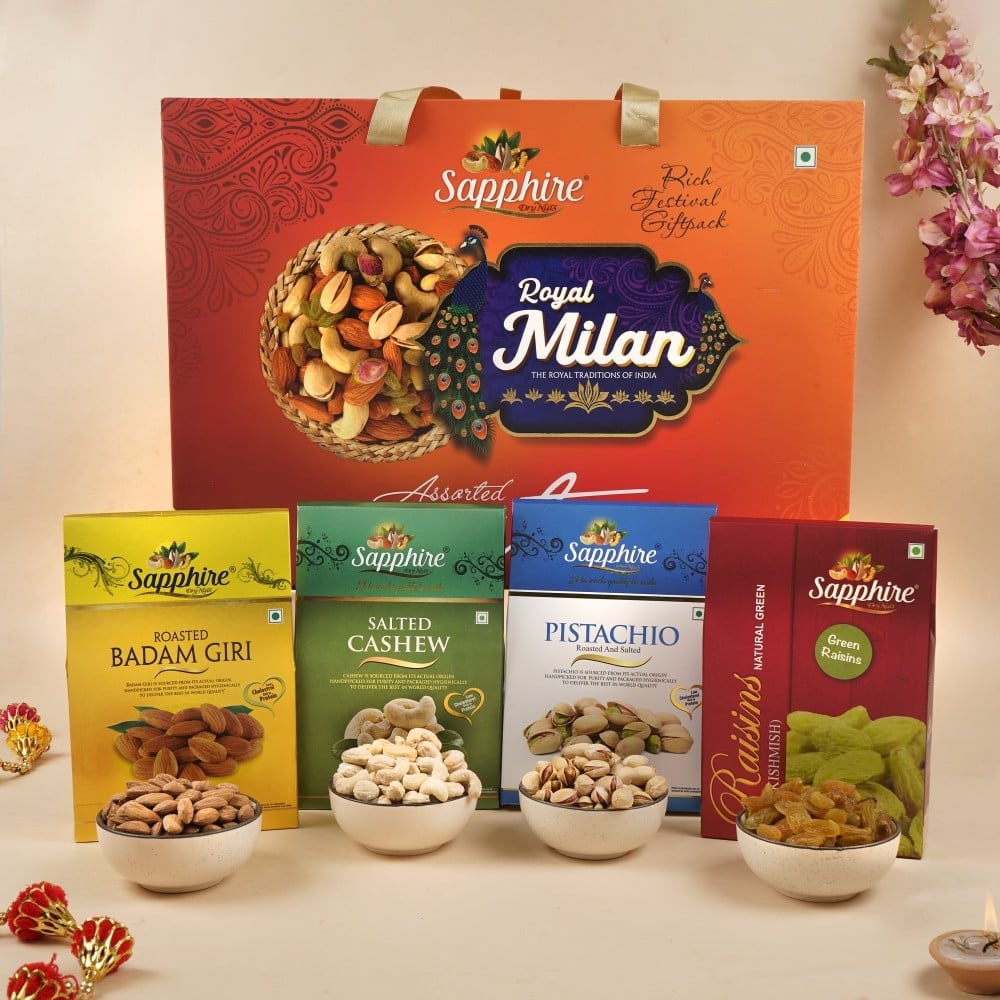 Sapphire Royal Milan Dry Fruits Gift Pack Price - Buy Online at Best ...
