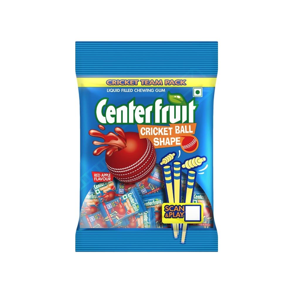 Center Fruit Red Apple Chewing Gum (Cricket Ball Shape) Price - Buy ...