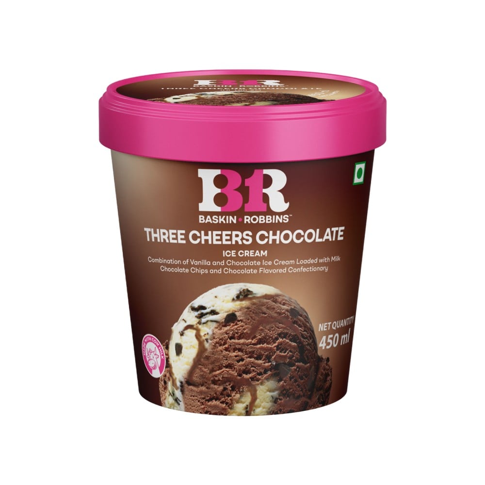 Baskin Robbins Three Cheers Chocolate Ice Cream Tub Price - Buy Online ...