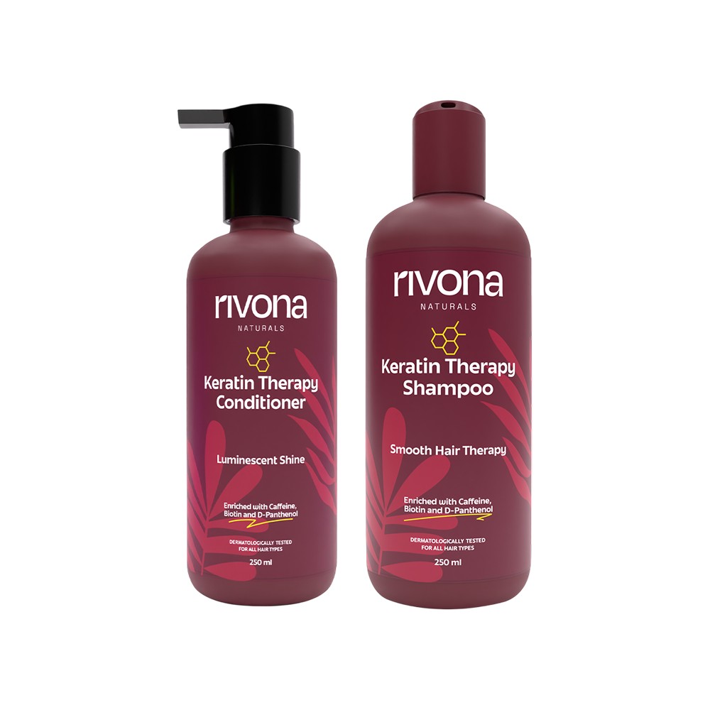 Rivona Natural Keratin Hair Therapy Shampoo & Conditioner Price - Buy ...