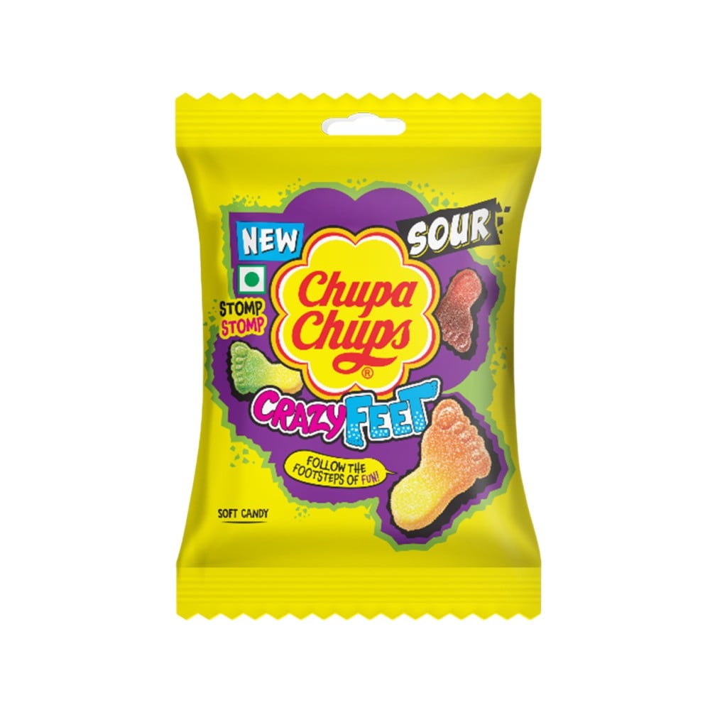 Chupa Chups Sour Crazy Feet Assorted Soft Sour Candy Price - Buy Online ...