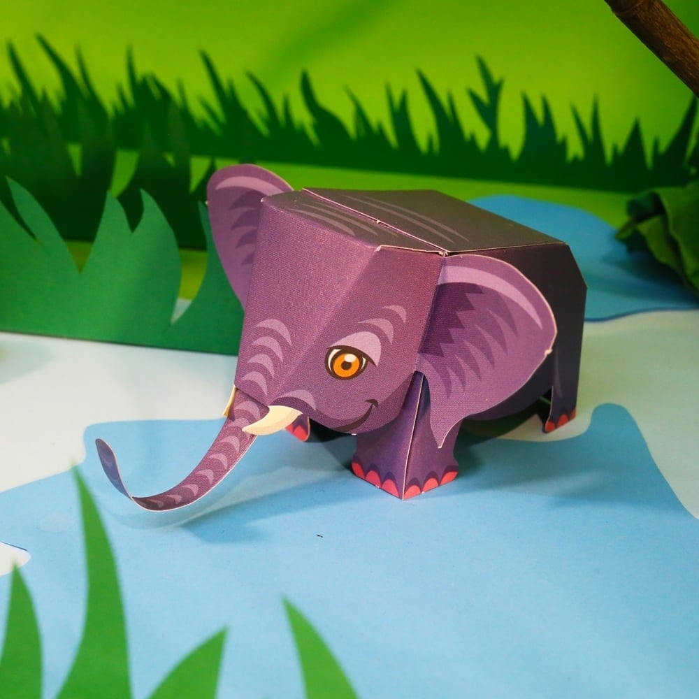 Sky Goodies Papercraft Kit - Elephant (Multicolour) Price - Buy Online ...