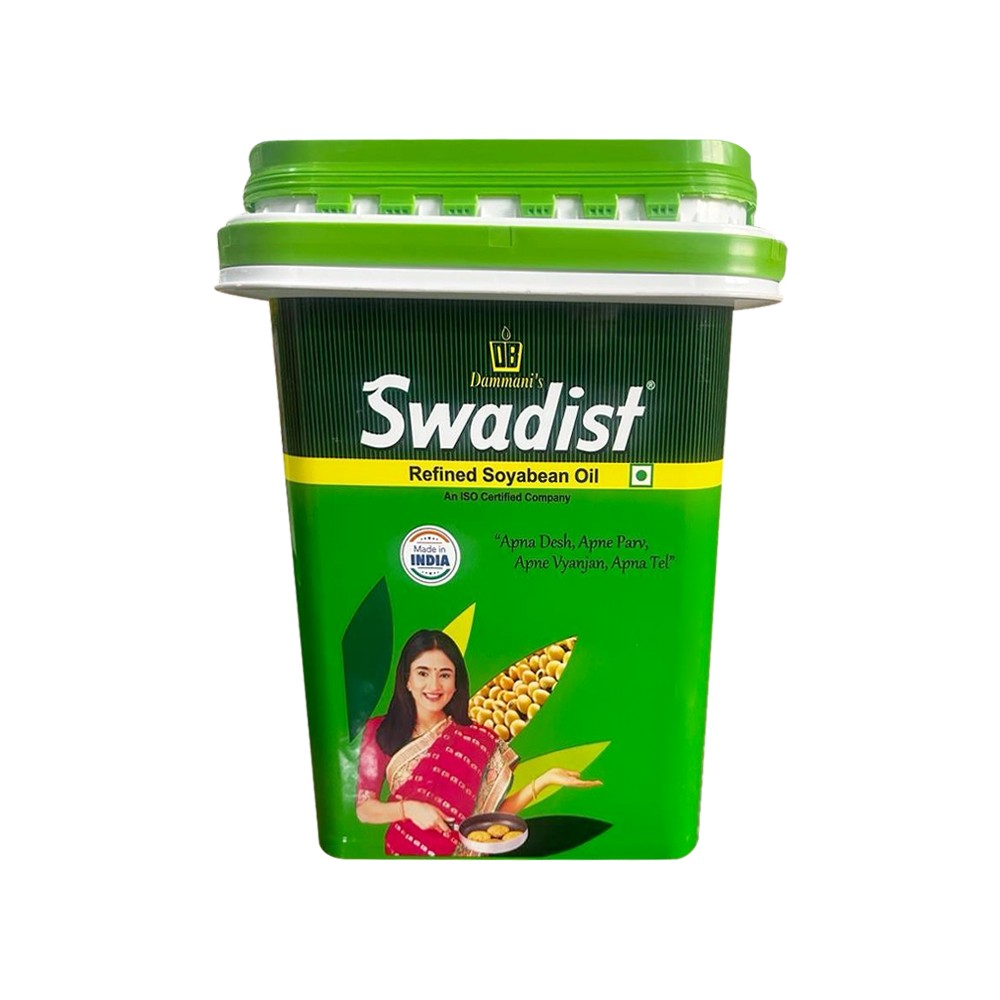 Dammani Swadist Refined Premium Soyabean Oil (5 L) Price - Buy Online ...