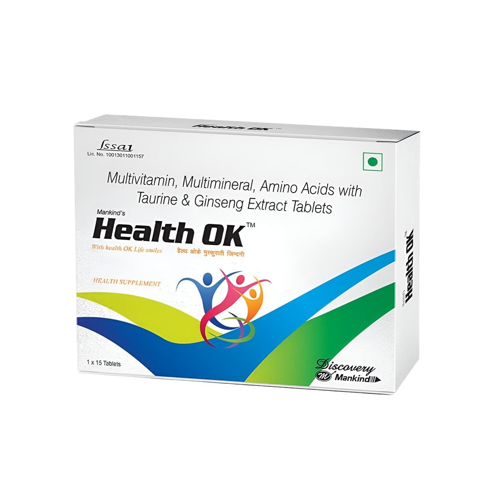 Health Ok Multivitamin Mineral Health Supplement Price - Buy Online at ...