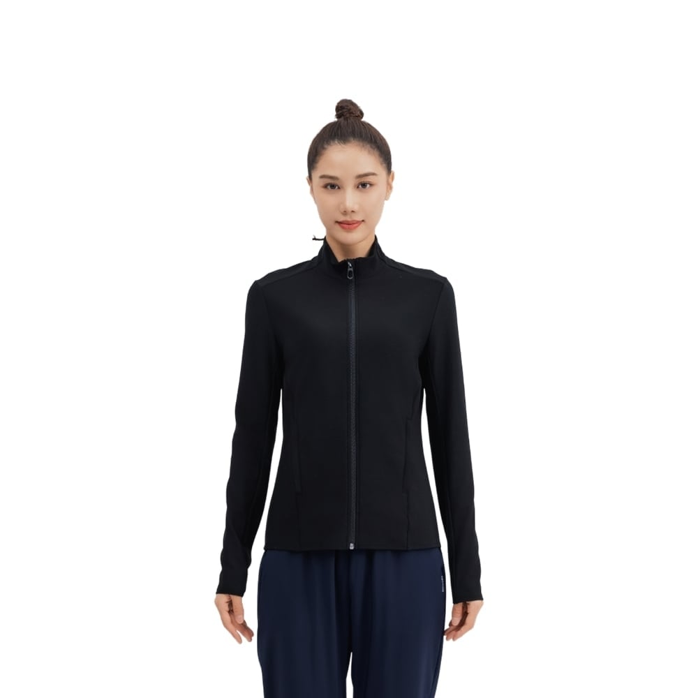 Domyos by Decathlon Women's Zip-Up Jacket (Black) Price - Buy Online at ...