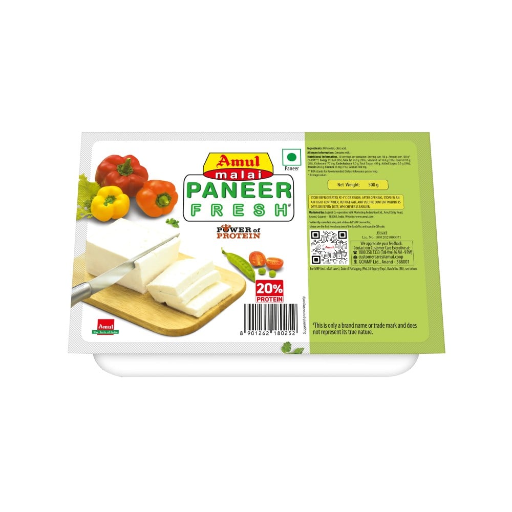 Amul Fresh Paneer Price - Buy Online at Best Price in India