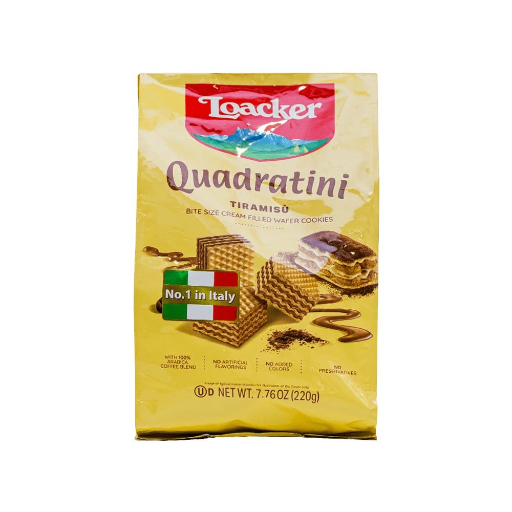 Loacker Quadratini Tiramisu Wafers Price - Buy Online at Best Price in ...
