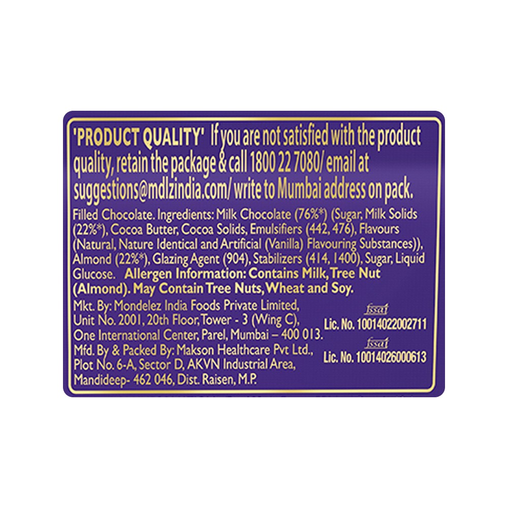 Cadbury Dairy Milk Bites Assorted Chocolate Pack - Hazelnut - Pack of 2 ...