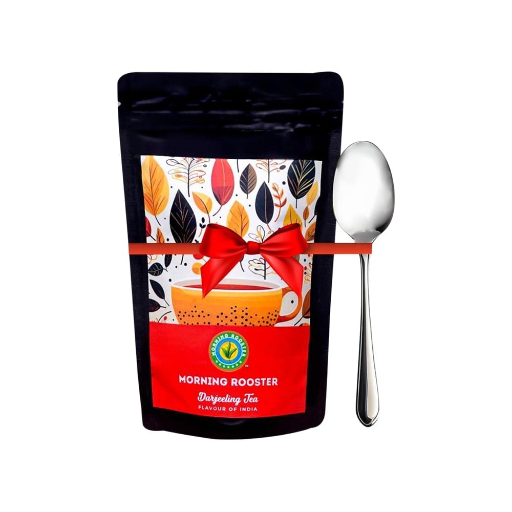Morning Rooster Darjeeling Tea with Free Spoon Inside Price - Buy ...