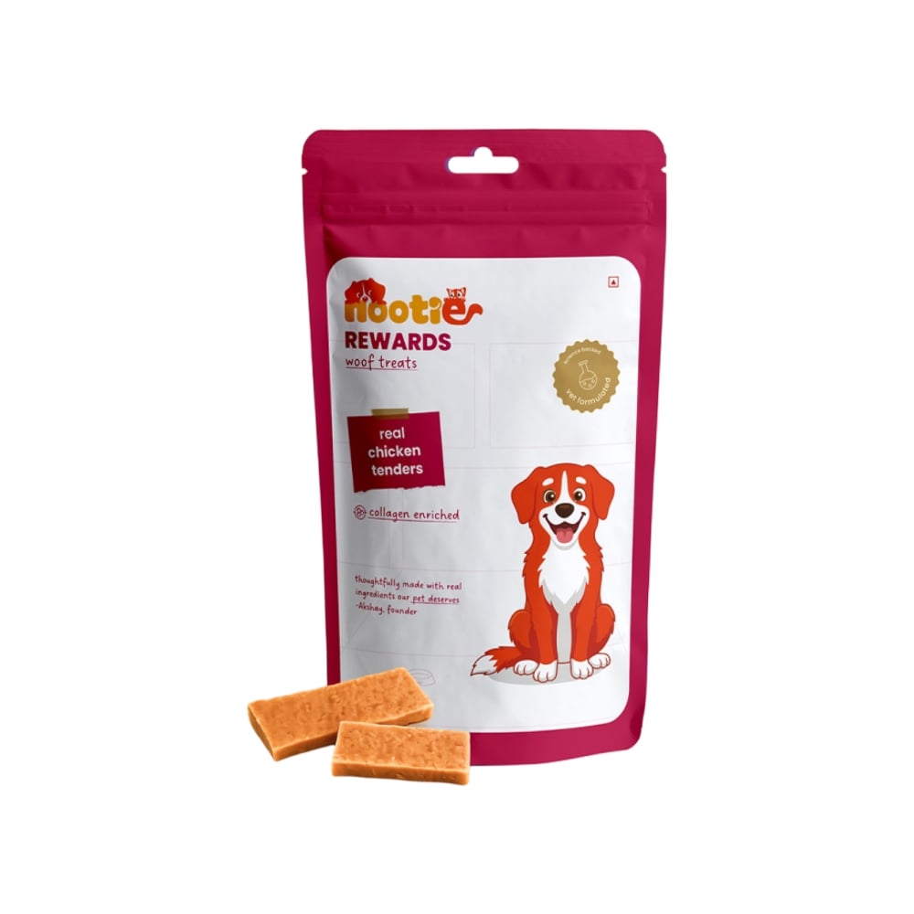 Nootie Rewards Soft Chicken Tenders Woof Dog Treat Price - Buy Online ...