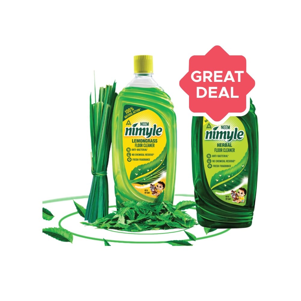 Nimyle ITC Eco friendly Floor Cleaner - Lemongrass + ITC Eco friendly ...