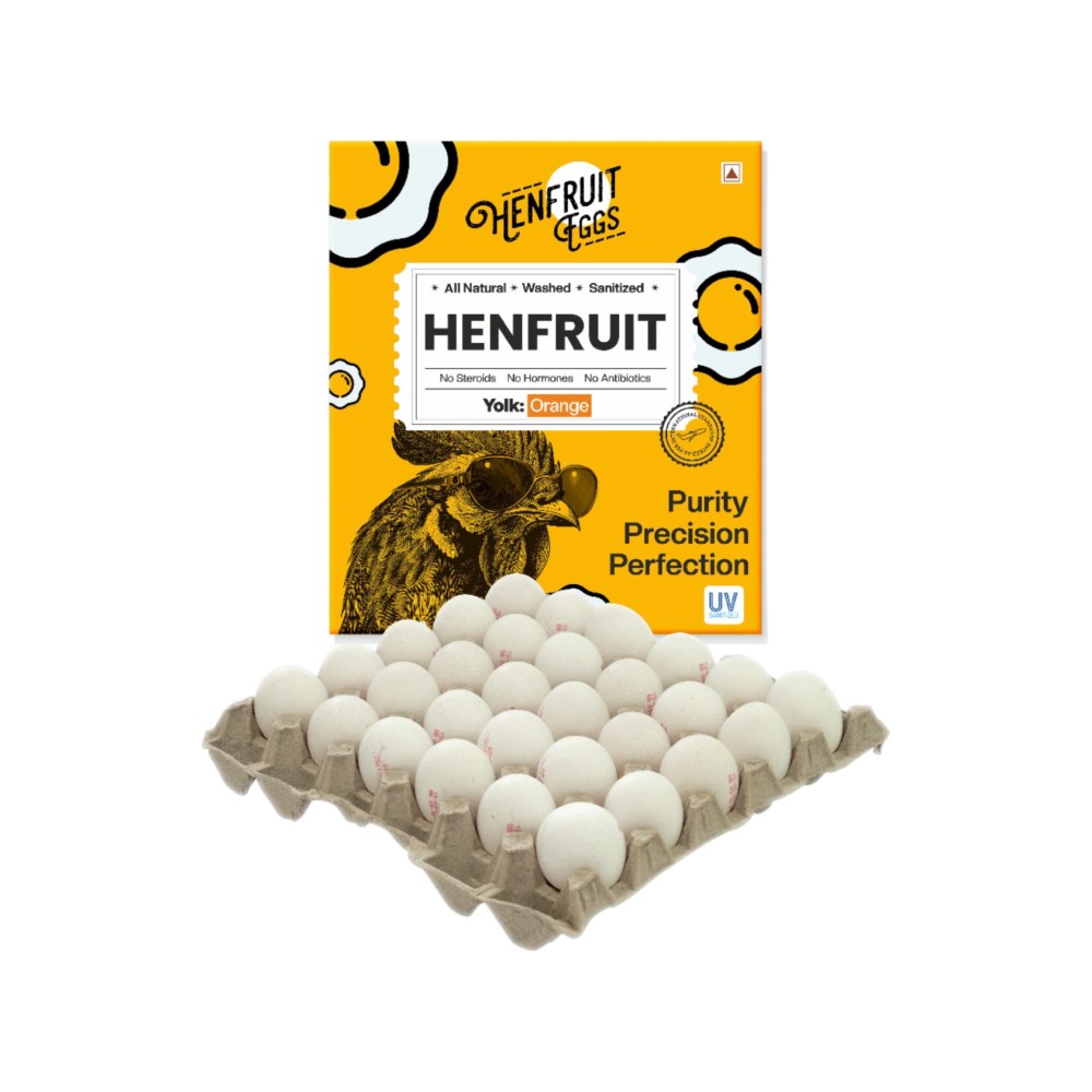 Hen Fruit -30 Farm Fresh No Antibiotics White Protein Rich Eggs Price ...