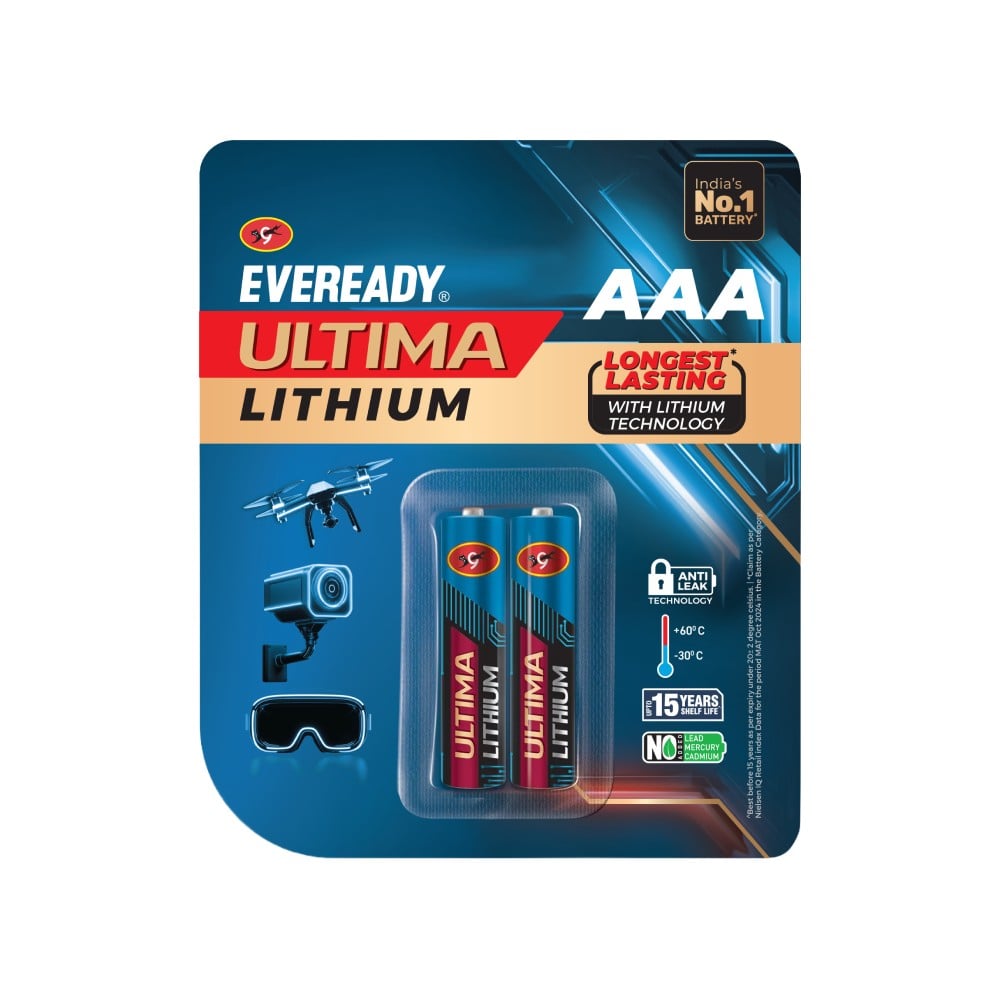 Eveready Ultima Lithium AAA Lithium Battery Price - Buy Online at Best ...