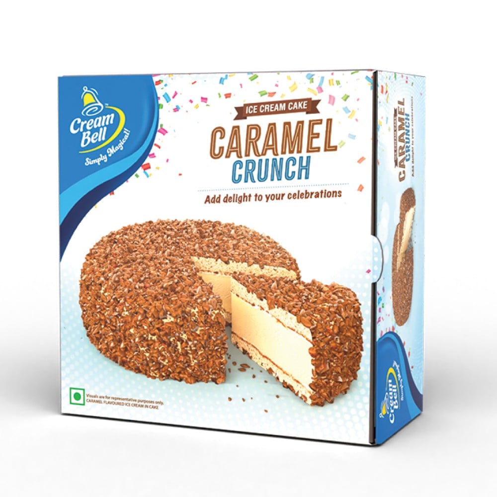 Cream Bell Caramel Crunch Ice Cream Cake Price - Buy Online at ₹360 in ...