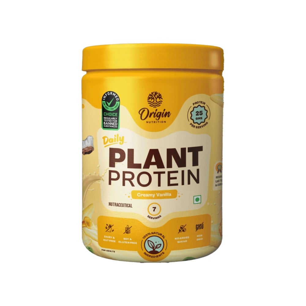 Origin Nutrition Daily Plant Protein Powder (Creamy Vanilla) Price ...