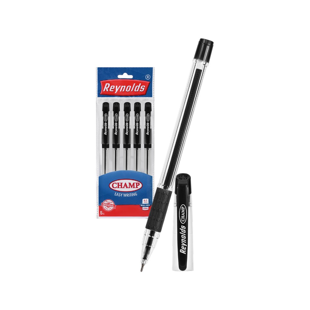 Reynolds Champ Ball Pen Set (Black) Price - Buy Online at ₹32 in India