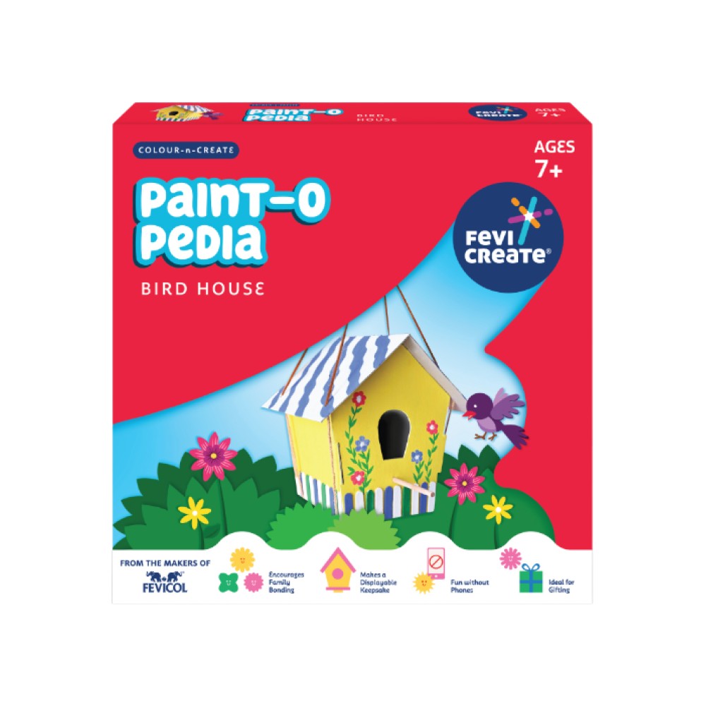 Pidilite Fevicreate Make Your Own Bird House Craft Kit Price - Buy ...