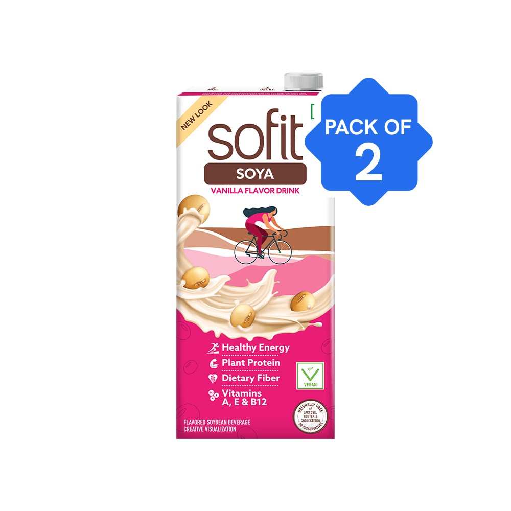 Sofit Vanilla Flavoured Soy Beverage - Pack of 2 Price - Buy Online at ...