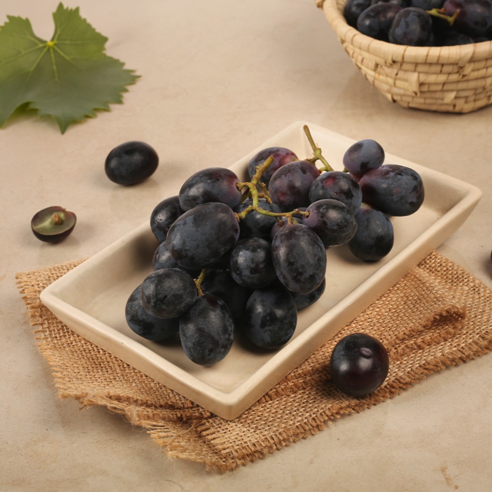 Imported Black Grapes (Angoor) Price - Buy Online at Best Price in India