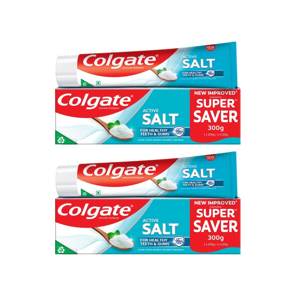 Colgate Active Salt Toothpaste (300 g) - Pack of 2 Price - Buy Online ...