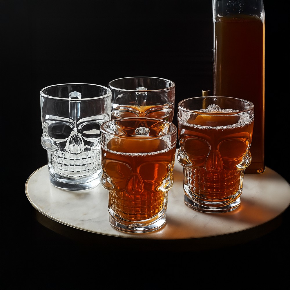 The Artment Bohemian Skull Beer Mug Set (Glass) Price - Buy Online at ...