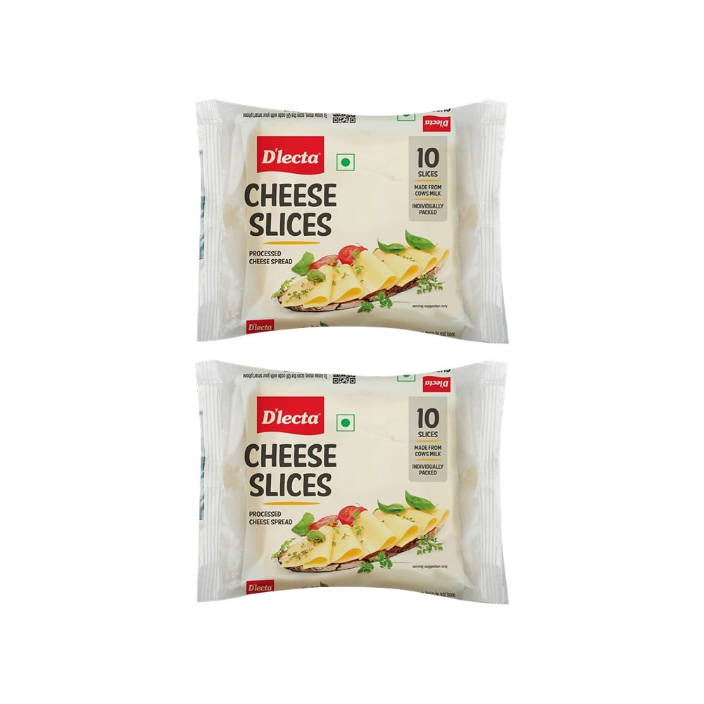 D'lecta Processed Cheese Slices - Pack of 2 Price - Buy Online at Best ...