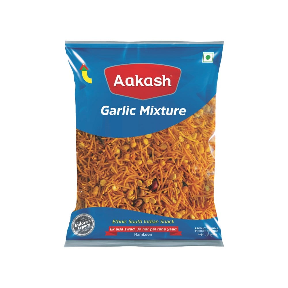 Aakash Garlic Mixture Namkeen Price - Buy Online at Best Price in India