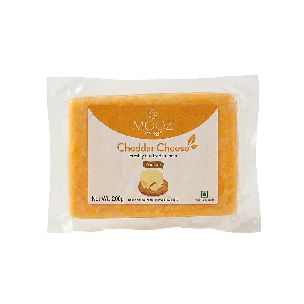 Mooz Cheddar Cheese Block Price - Buy Online at ₹310 in India