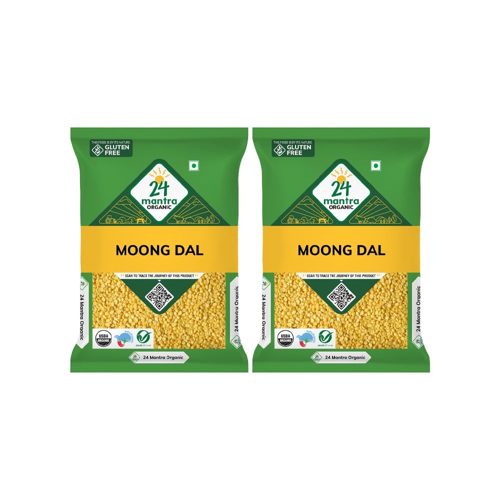 24 Mantra Organic Moong Dal (Dhuli) - Pack of 2 Price - Buy Online at ...
