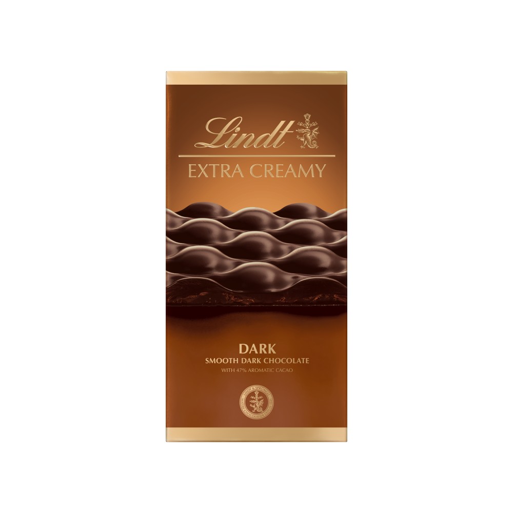 Lindt Extra Creamy Smooth Dark Chocolate Bar Price - Buy Online at ₹539 ...