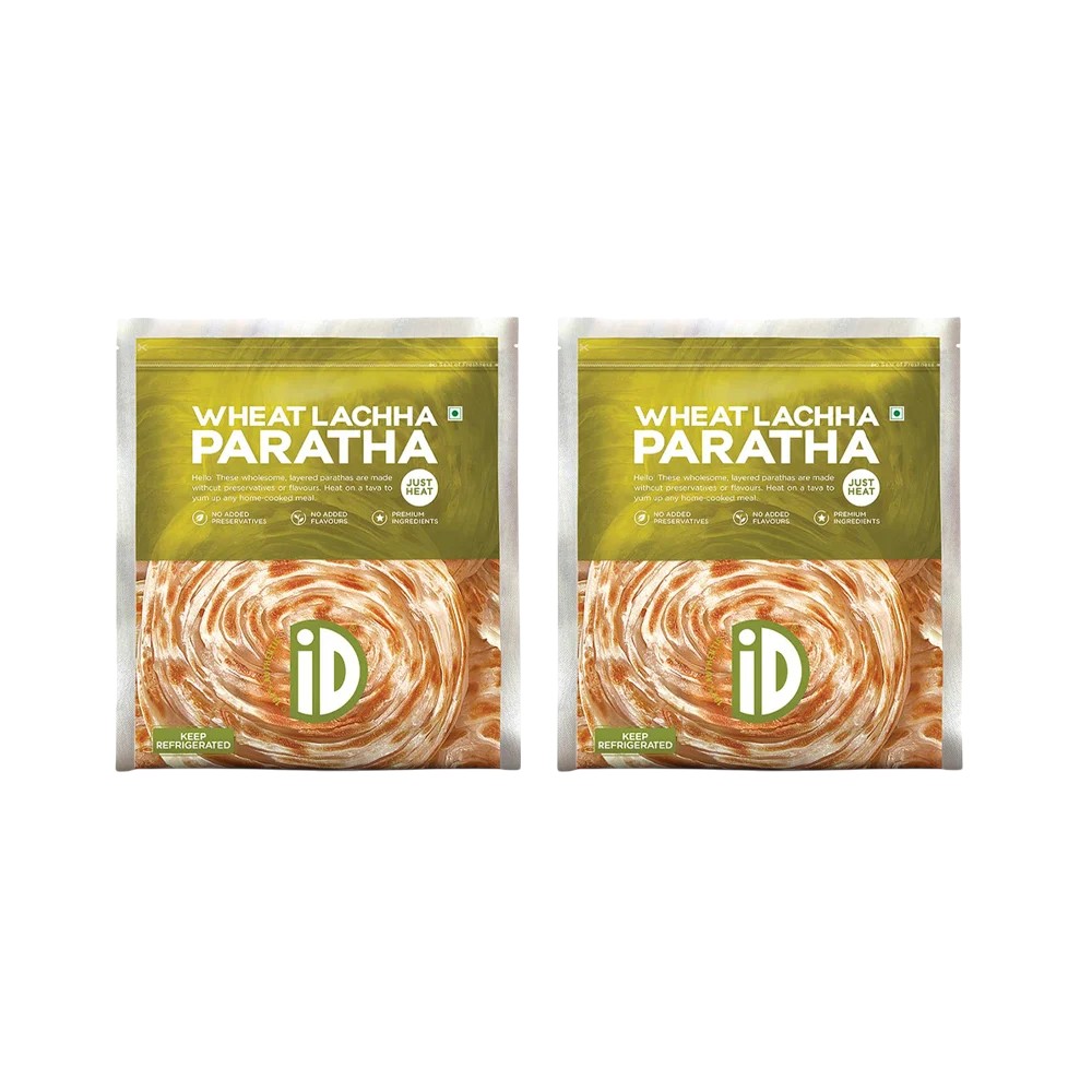 iD Wheat Lachha Paratha - Pack of 2 Price - Buy Online at Best Price in ...
