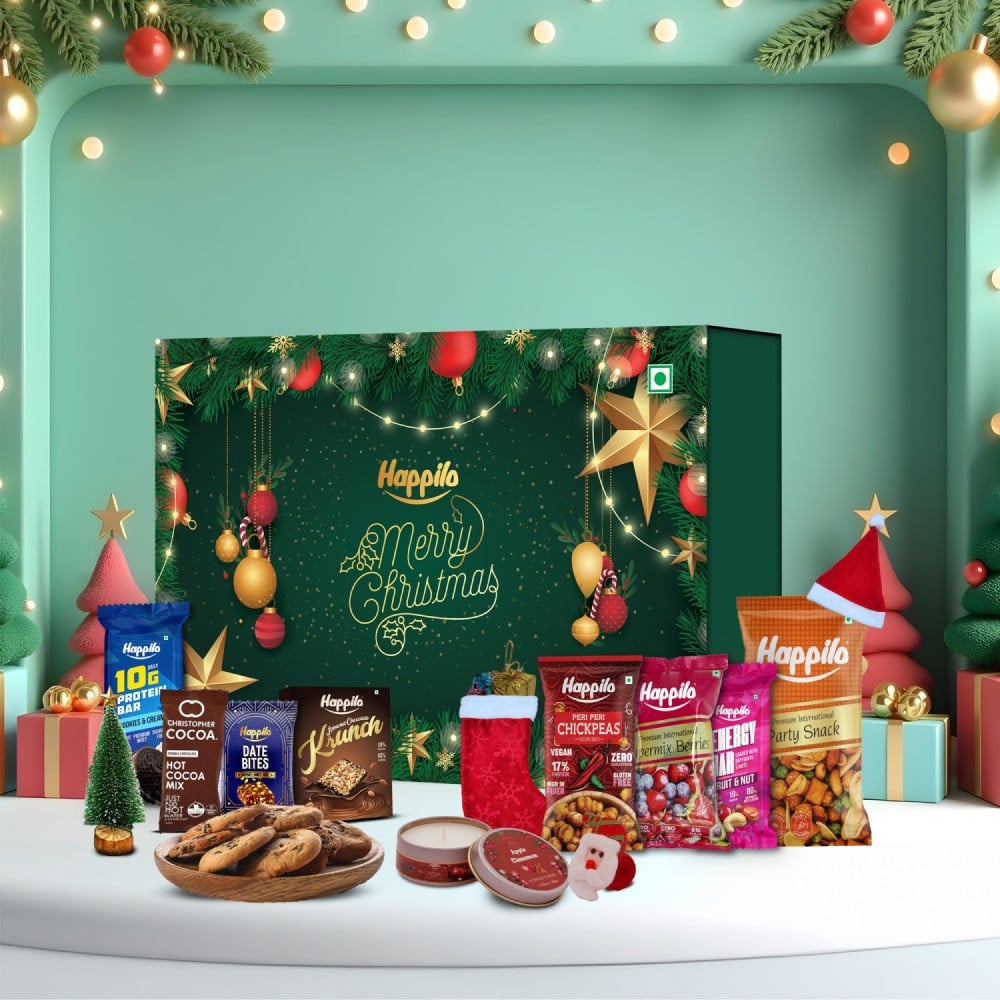 Happilo Christmas Dry Fruits Gift Pack Comet Price - Buy Online at Best ...