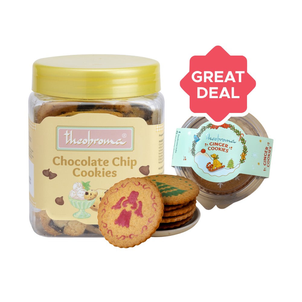 Theobroma Chocolate Chip Cookies + Ginger Cookies Combo Price - Buy ...