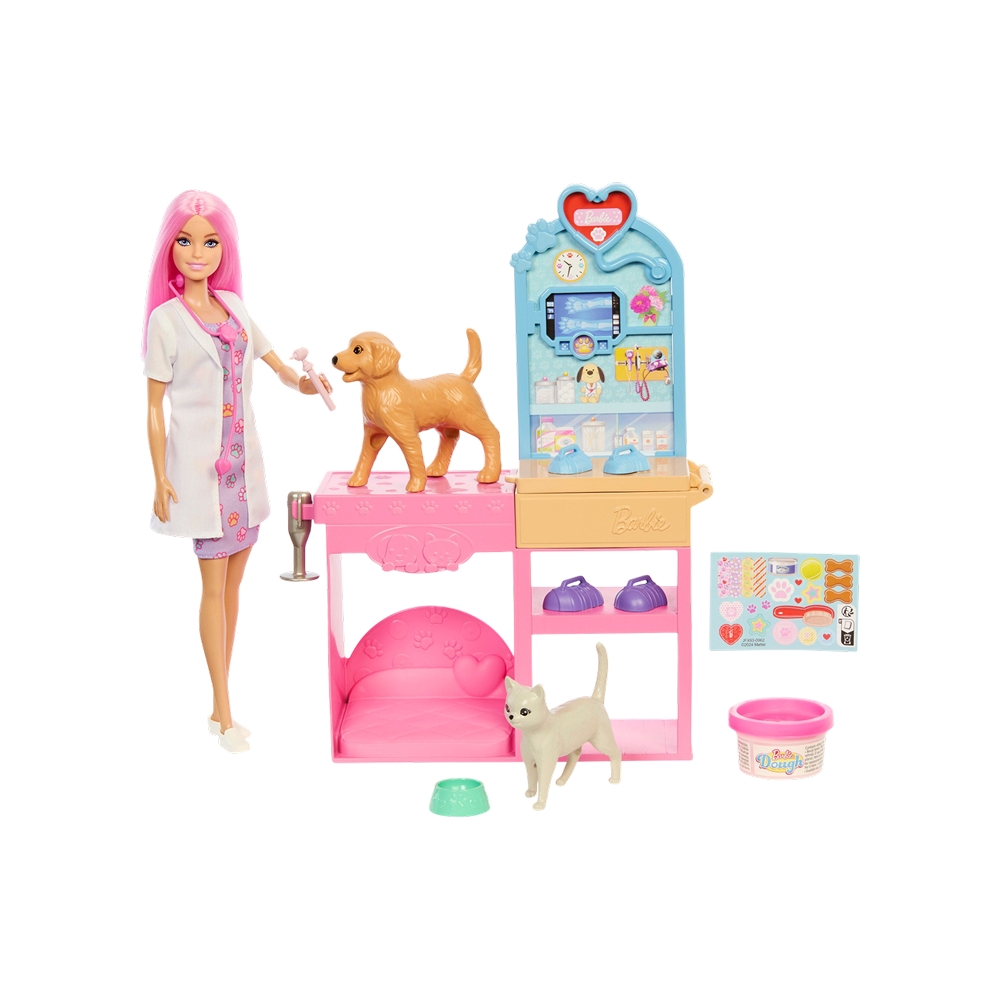 Barbie Fast Cast Veterinarian Clinic Doll Playset Price - Buy Online at ...