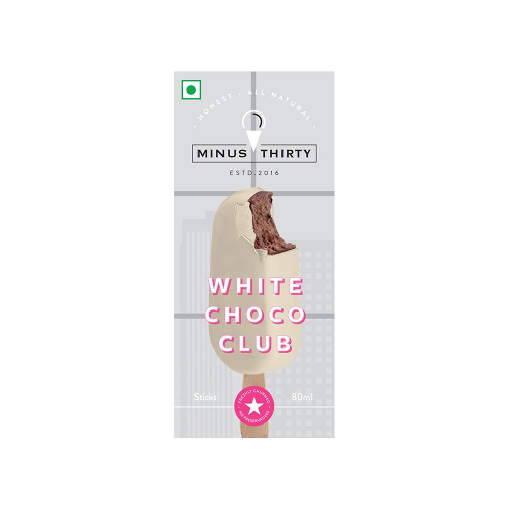 Minus Thirty White Choco Club Ice Cream Stick Price - Buy Online at ...